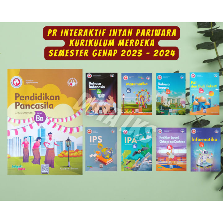 PR Interaktif Intan Pariwara SMP/MTS Kelas 8 - Kurikulum Merdeka Genap 2023 - 2024 | Lazada ...