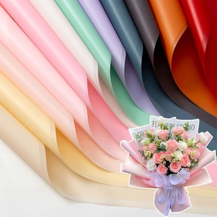 Flower packaging paper material Korean waterproof floral bouquet ...