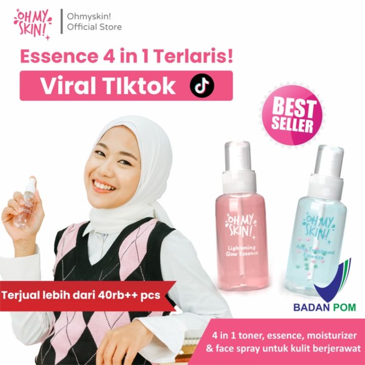 Oh My Skin ! Essence 4 in 1 Lightening Glow & Acne Treatment Spray ...