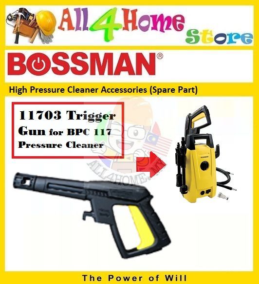 Trigger Gun (Spare Part) for BOSSMAN Pressure Cleaner Jet (BPC 117 ...