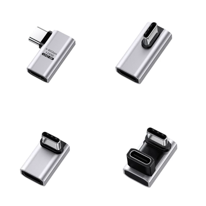 USB Type C Adapter Male to Female 240W Power 40Gbps Data for Enhanceds ...