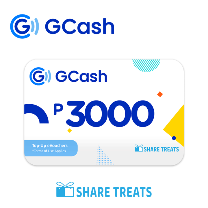 GCash P3000 Top-up Voucher (SMS eVoucher) | Lazada PH