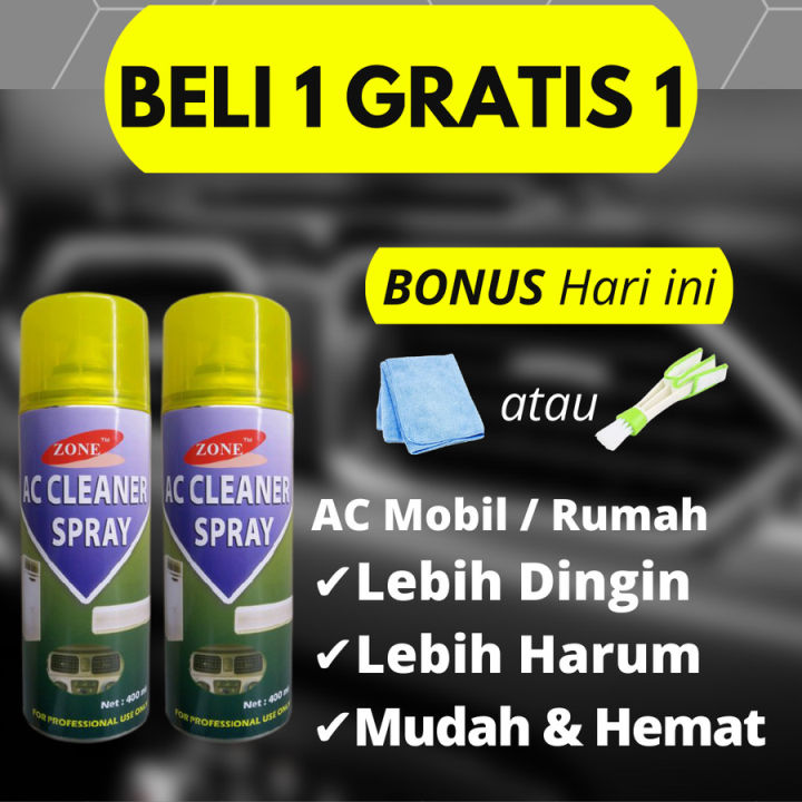 ( BELI 1 GRATIS 1 PLUS BONUS LAP MOBIL ) AC Refresher & Cleaner Spray ...