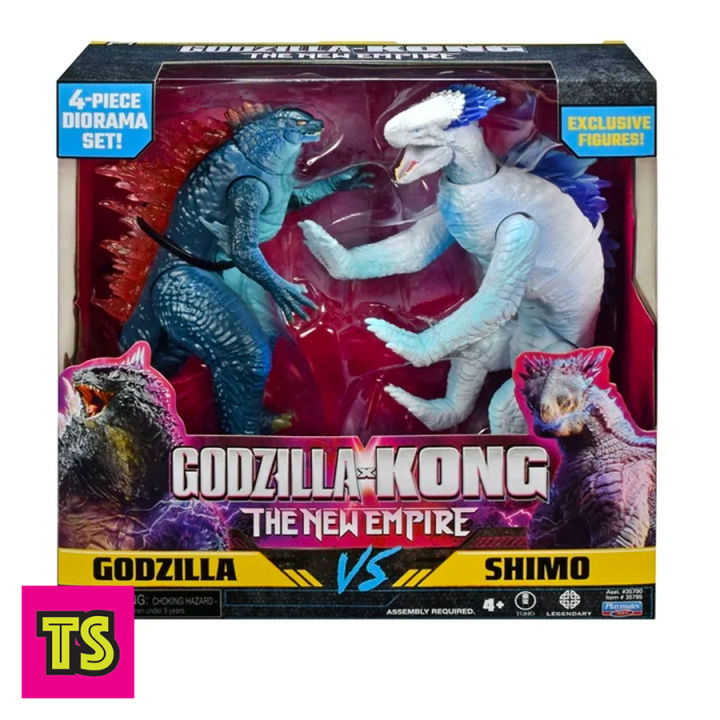 Godzilla vs Shimo 2-Pack with Diiorama, Godzilla x Kong: The New Empire ...
