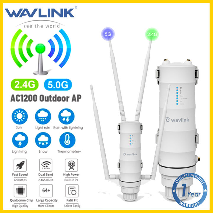 WAVLINK AC1200 Dual -Frequency 2.4GHz (300Mbps)+5GHz (867Mbps) High ...