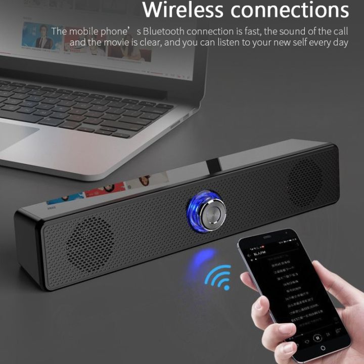 Portable USB Mini Speaker Soundbar for PC Computer Music Player USB ...