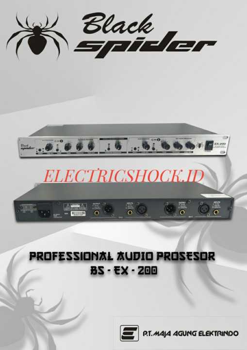 PROCESSOR BLACKSPIDER EX 200 / BLACK SPIDER EX200 | Lazada Indonesia