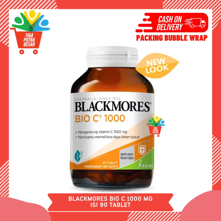 BLACKMORES BIO C 1000 MG ISI 90 TABLET / SUPLEMEN KSEHATAN | Lazada ...