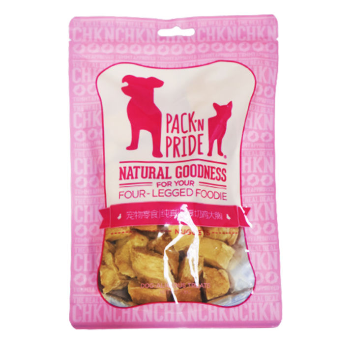 PACK N PRIDE CHICK FREEZE DRIED PURE CHICKEN NUGGETS 100G | Lazada