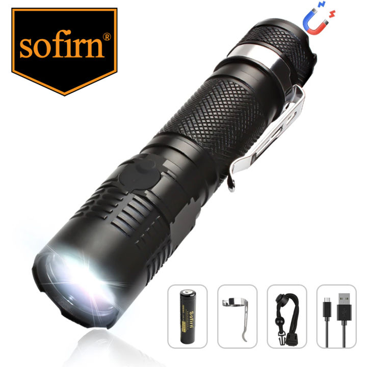 S11 XPL LED Flashlight 6000-6500k Variable Focal Length Light 1200lm ...