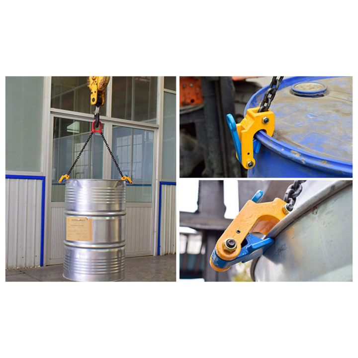 Chain Drum Lifter Rugged 0.5T Alloy Steel Safe Barrel Drum Lifting ...