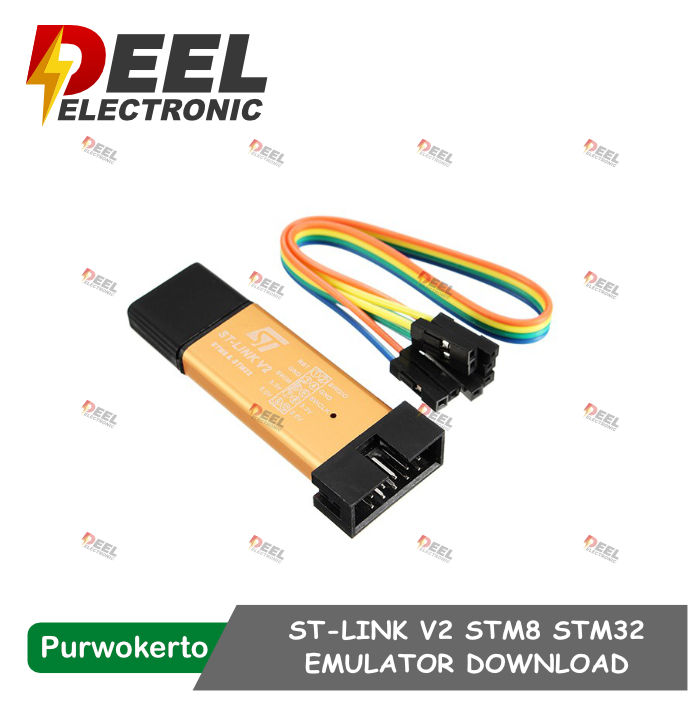 St Link V2 Stlink Mini Stm8 Stm32 Usb Downloader St Link V2 Programmer Lazada Indonesia