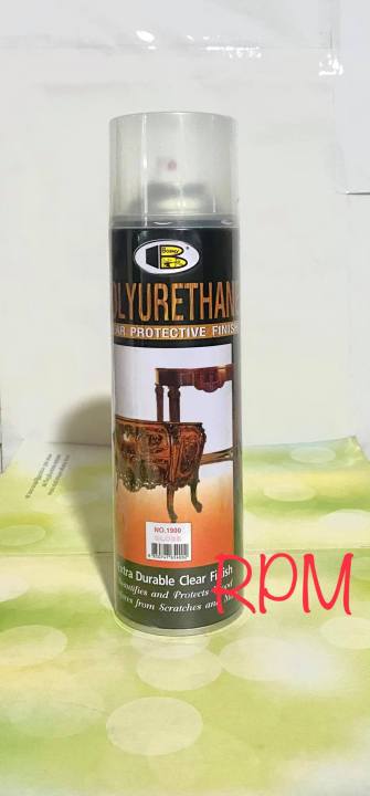 Bosny Polyurethane Clear Protective Finish Spray Paint ( Gloss No. 1900 ...
