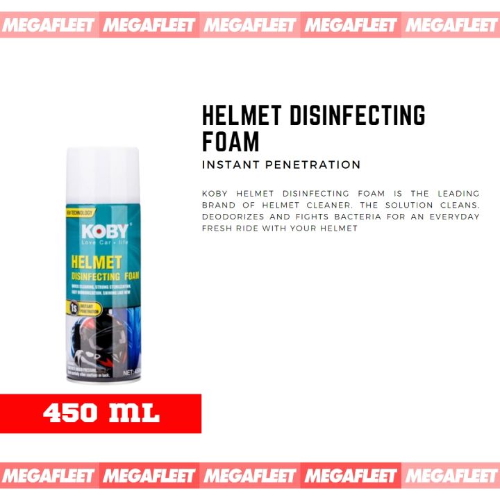 KOBY HELMET DISINFECTING FOAM 450ML | Lazada PH