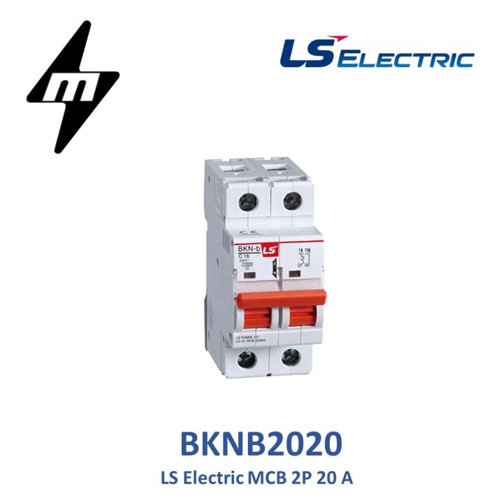 LS Electric BKN - b 2020 Miniature Circuit Breaker MCB Type C 2 Pole 20A | Lazada PH