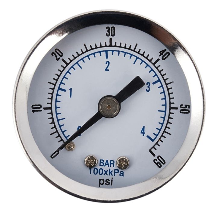 Ts-Z51 0-60Psi Pressure Gauge 40Mm 1/8 Inch Npt Mini Pressure Gauge Air ...