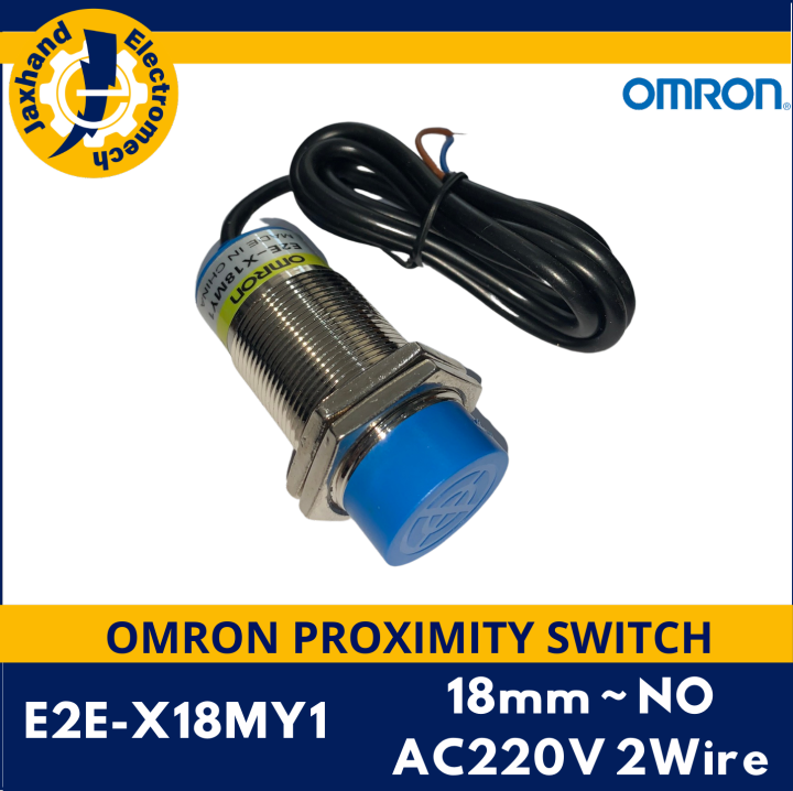 Omron Proximity Switch E2E-X18MY1, AC220V 2Wire, NO, 18mm Sensing Distance | Lazada PH