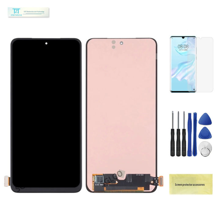 [ TZT ] Super Amoled for VIVO X60 / X70 LCD Display Touch Screen Replacement Original OLED ...