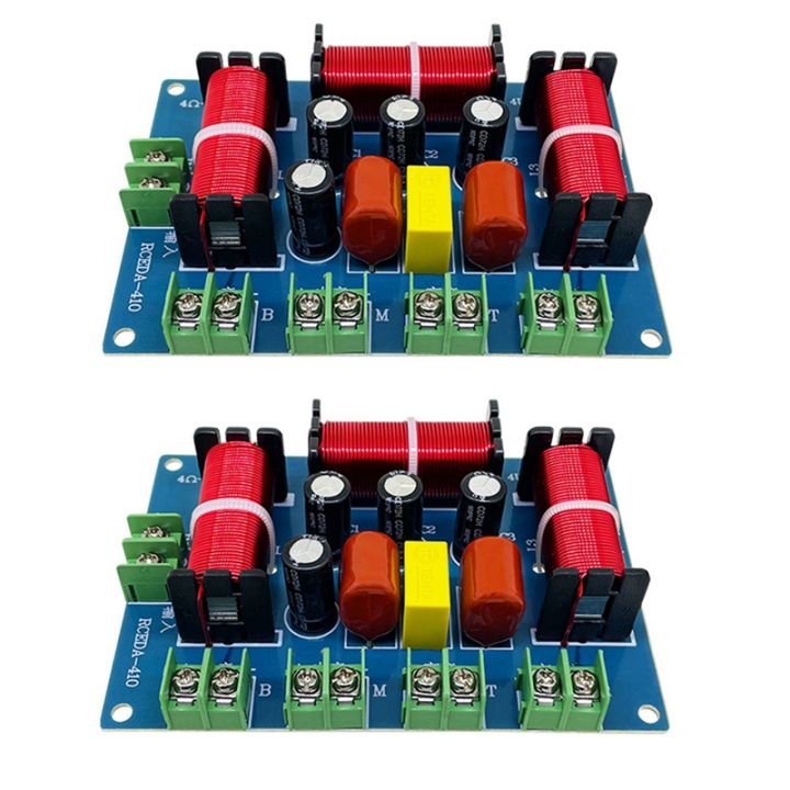 【Latest model】2X 200W Speaker Crossover Double Treble+Midrange+ 4 Way ...