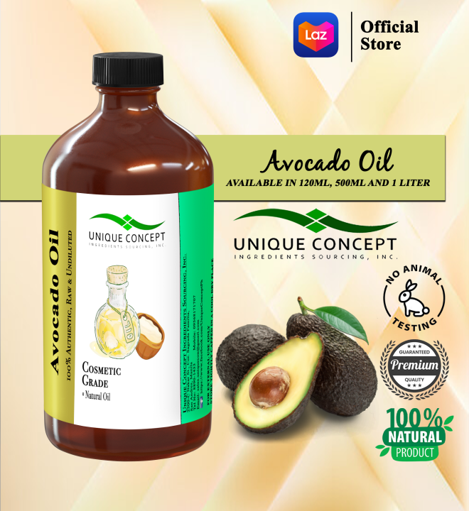 Avocado Oil | Cosmetic Grade | 100% Authentic, Raw & Undiluted | 120ml ...