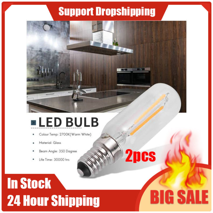 2x E14 3W LED Cooker Hood Extractor Fan Bulb Warm White | Lazada PH
