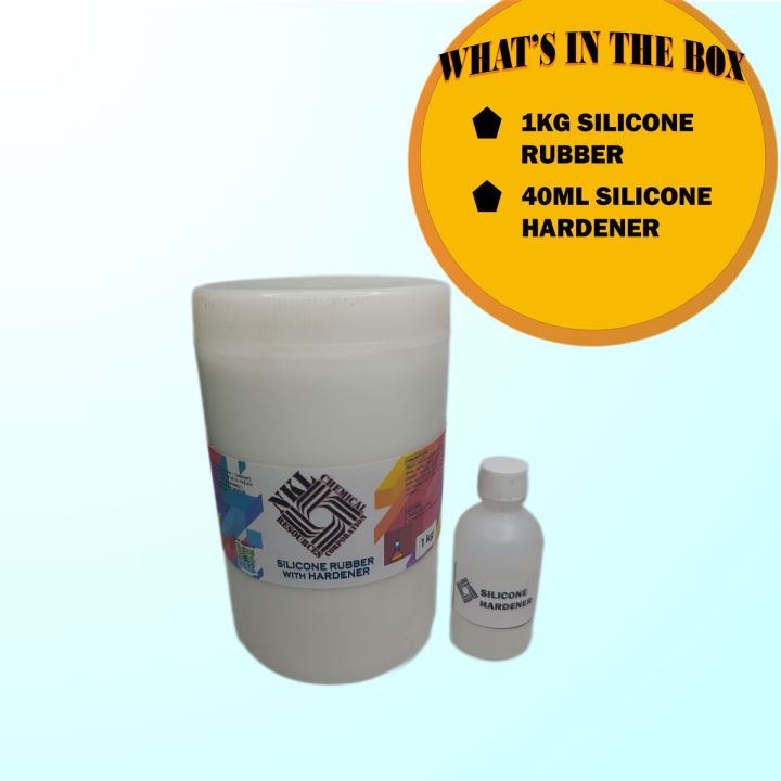 Silicone Rubber Mold Making Rubber - 1KG Silicone Rubber with 40ML ...