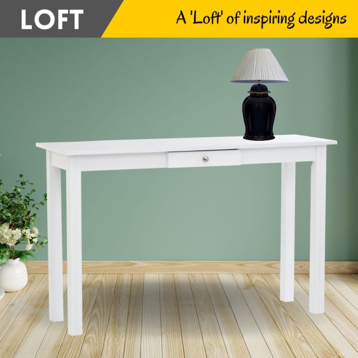 LOFT Design NANCY 3 Feet and 4 Feet Solid Wood Console Table- 2 color | Lazada