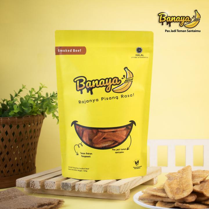 Banaya Slice Keripik Pisang Rasa Sapi Panggang - Snack Oleh Oleh Khas ...