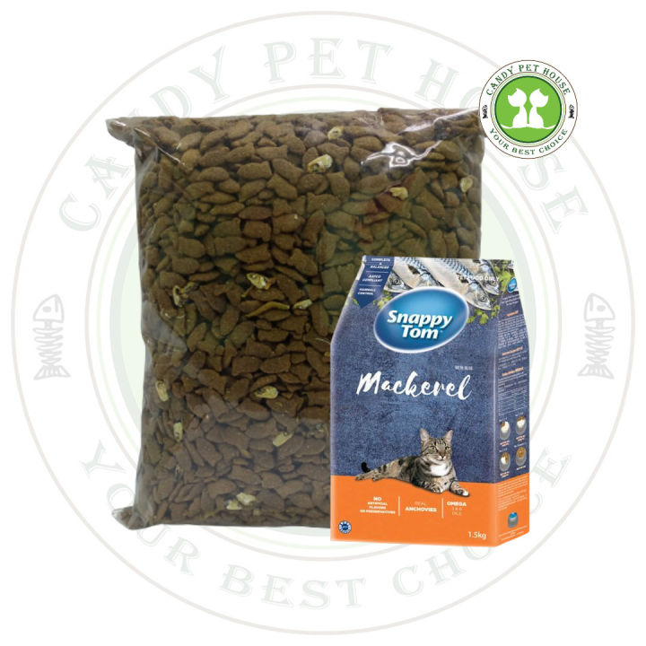 Snappy Tom Mackerel Cat Food 1kg Repack | Lazada