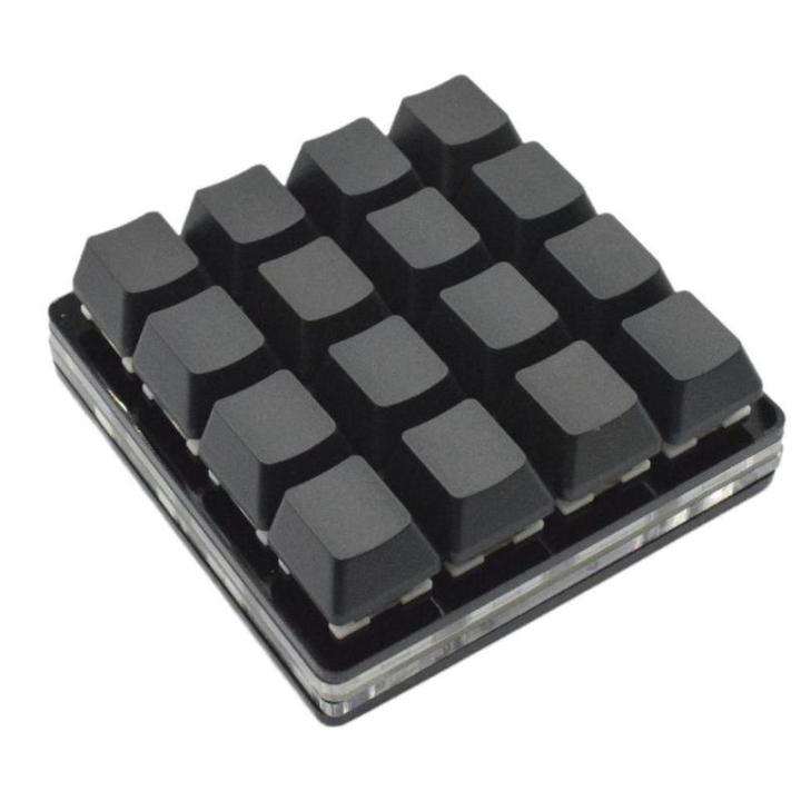OSU Mini 16 Key Black Keypad Mechanical Keyboard Custom Shortcut Keys ...