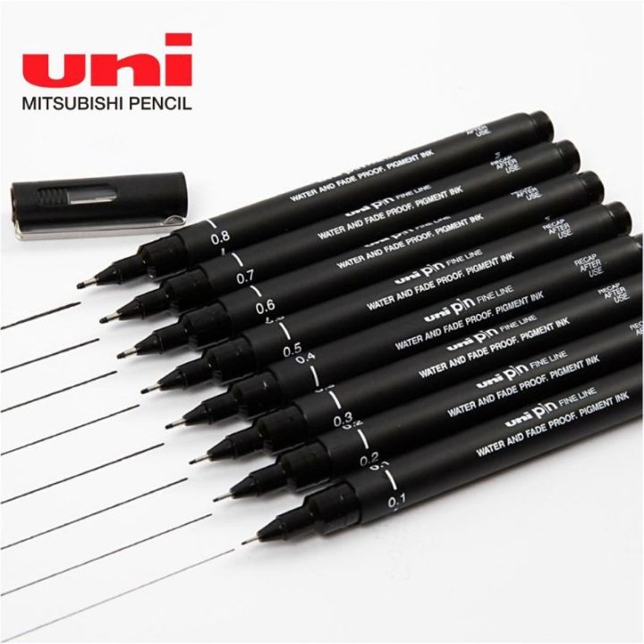 Uni Pin Drawing Pen ( 0.05mm to 1.2mm) | Lazada