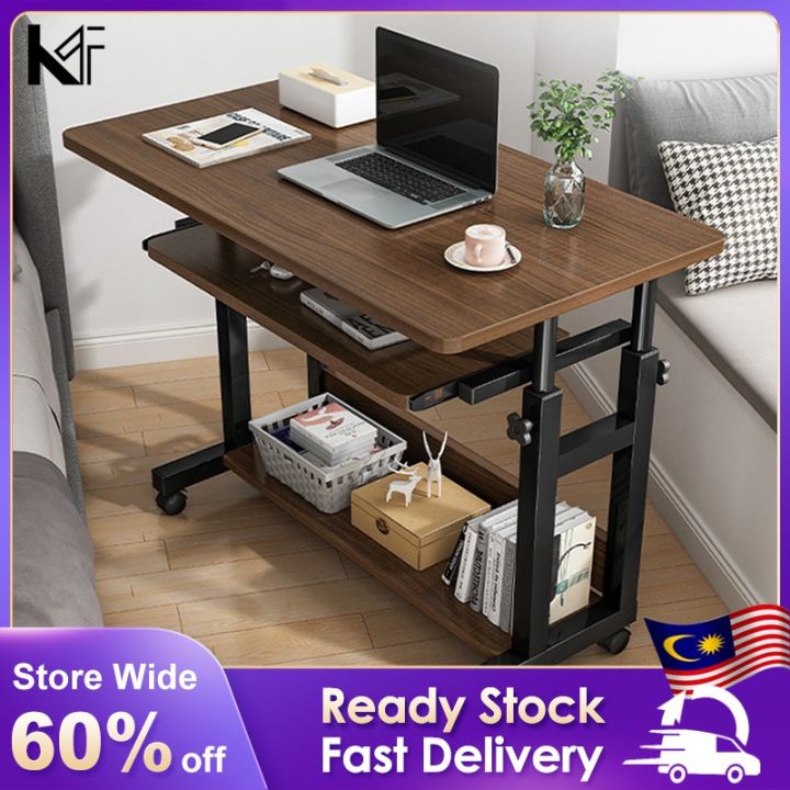 KELLER Liftable Computer Desk Movable Writing Desk Home Adjustable ...