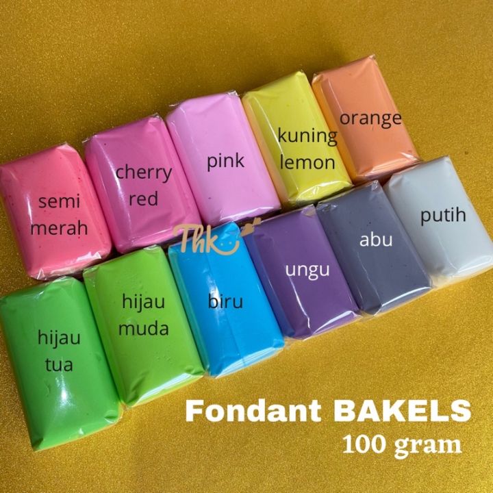 Fondant Bakels Halal Siap Pakai (100 gram) | Lazada Indonesia