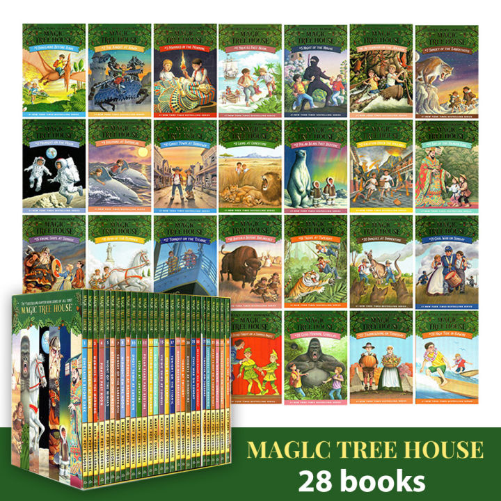 [In stock] 28เล่ม Magic Tree House 1-28หนังสืออ่านภาษาอังกฤษสำหรับเด็ก ...