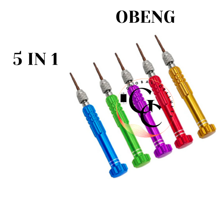 Obeng Set Quick 5 in 1 Original (Obeng Set Obeng Service Handphone ...