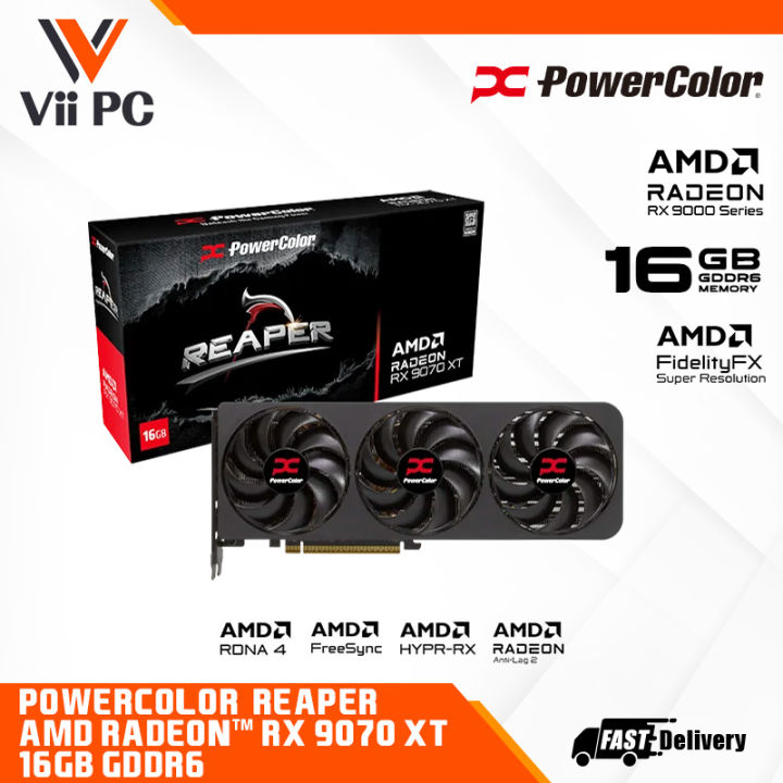 POWERCOLOR Reaper AMD Radeon™ RX 9070 XT OR 9070 / RX9070XT OR 9070 ...