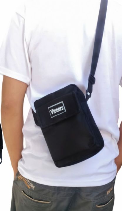 TAS SELEMPANG PRIA KEREN DISTRO MINI TERBARU 2025 POLOS COWOK BAHU HP ...