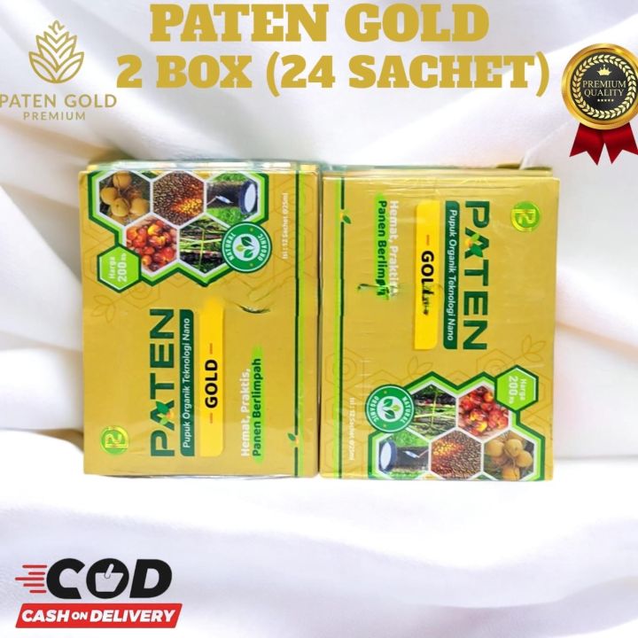 2 BOX ( 24 SACHET ) - Pupuk Paten Gold / Pupuk Paten Gold Teknologi ...