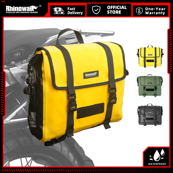 Rhinowalk Motorcycle Side Bag 15L Expandable 18L Large Capacity ...