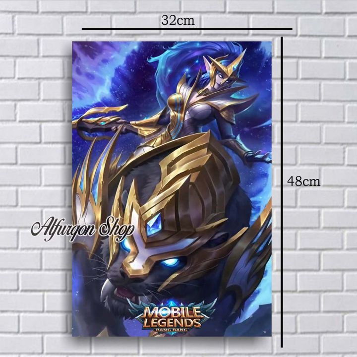 POSTER MOBILE LEGEND / FOTO MOBILE LEGEND / HIASAN DINDING / POSTER ...