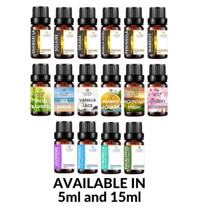 Luxe Essential Fragrance Oil Scent Air Humidifier Water Soluble | Lazada PH