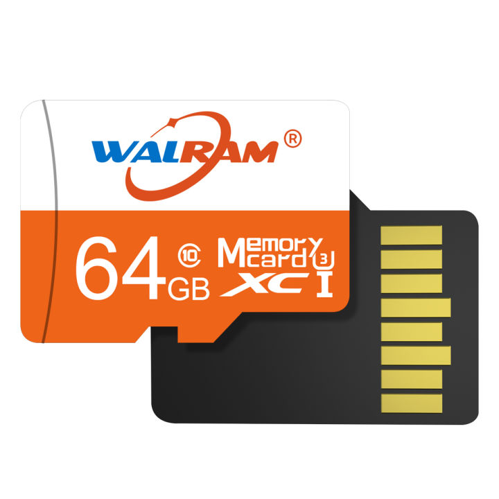WALRAM Memory Card sd card Micro SD TF card Class10 MicroSD 64GB ...