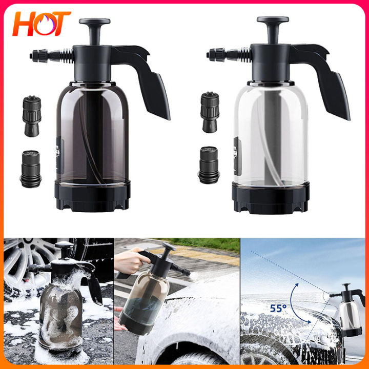 🔥 2000ML Car High Pressure Foam Spray Bottle Wash Sprayer Watering Cans ...