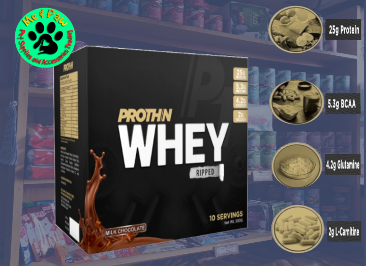 Prothin Whey For Muscle Recovery With Fat Burner 25g Protein Whey ...