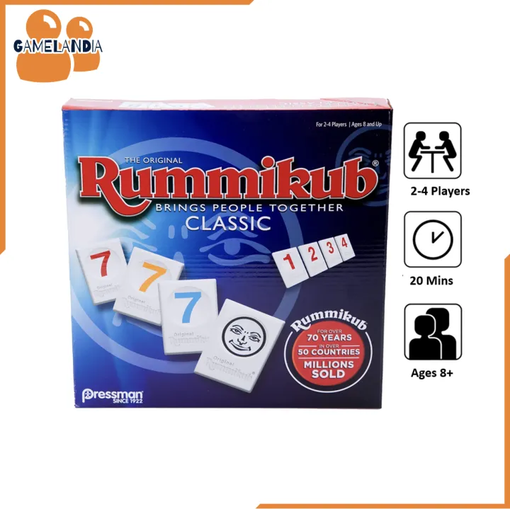 [SG STOCK]Rummikub The Original Rummy Tile Game Family Game Board Game ...