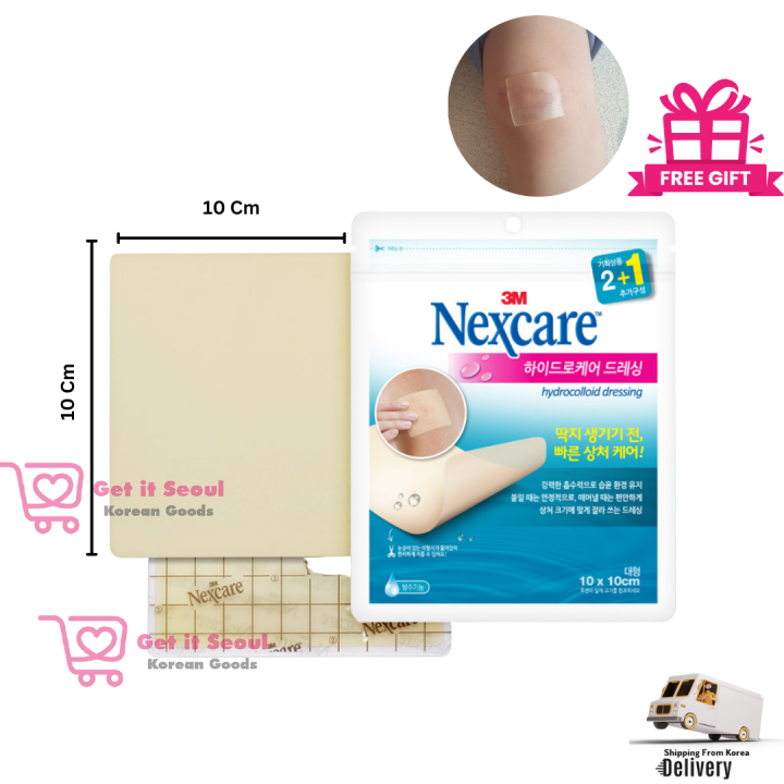 Plaster for wound 3M Nexcare hydrocolloid dressing Large 3Pcs X 10cm X ...