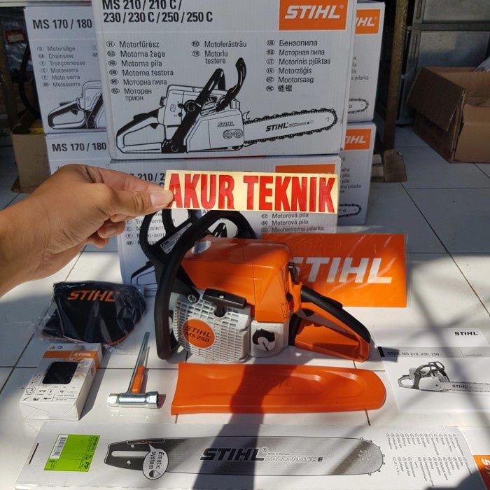 Chainsaw senso STIHL MS 250 bar 20 inch STIHL ASLI | Lazada Indonesia