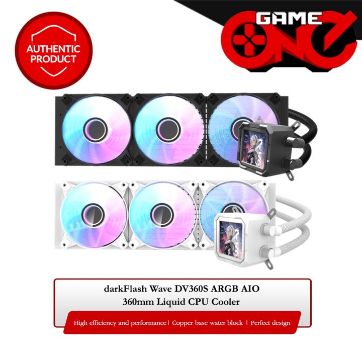 darkFlash Wave DV360S ARGB AIO 360mm Liquid CPU Cooler | Lazada PH
