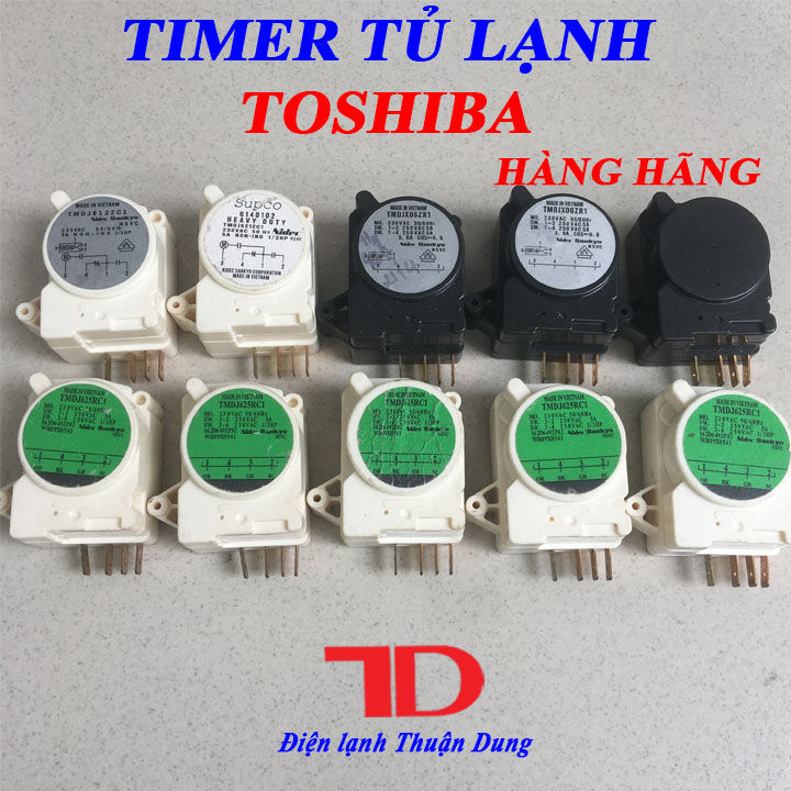 Timer tủ lạnh TOSHIBA chân lớn hàng hãng, timer - Điện Lạnh Thuận Dung ...