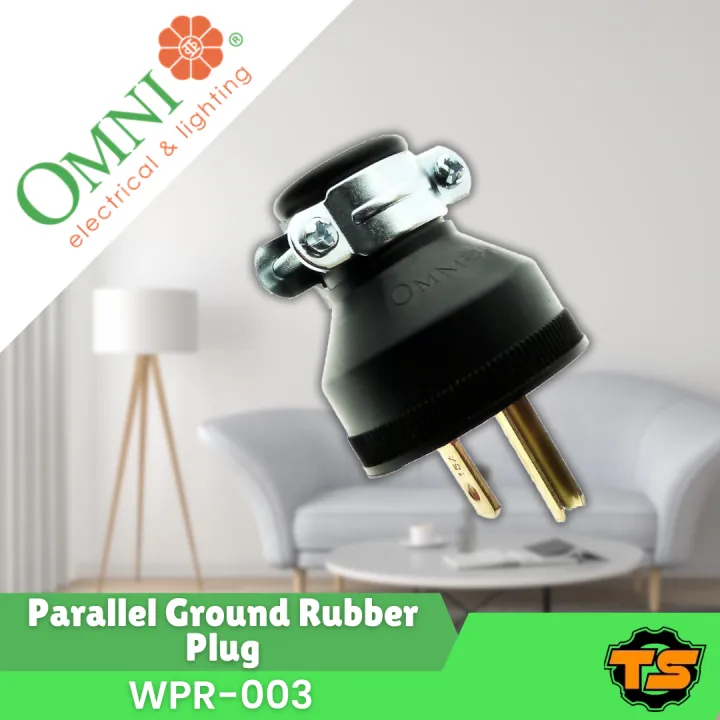 Omni WPR-003 Parallel Ground Adapter 15A 125V | Lazada PH